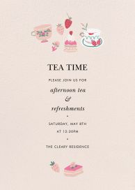 Formal High Tea Invitation