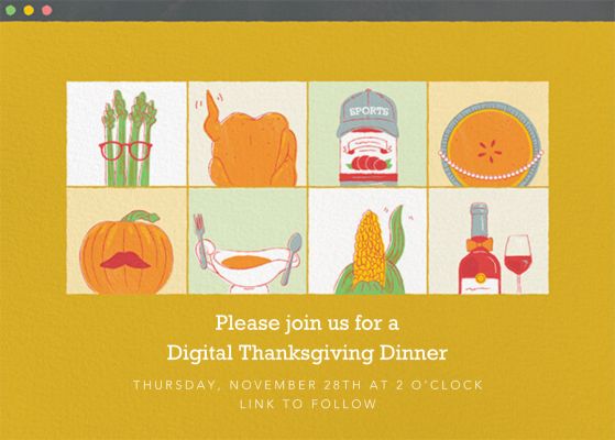 Thanksgiving invitations | Send online instantly | RSVP tracking