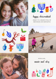 Hanukkah Cards | Send online instantly | Track opens