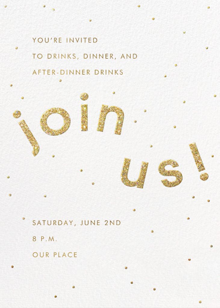 Winding Glitter - Winter Party Invitation | Send online instantly ...