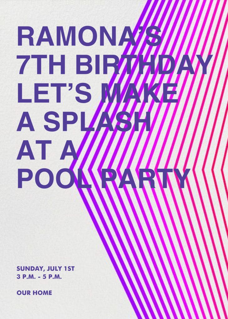 LA 1984 - Invitation | Send online instantly | RSVP tracking