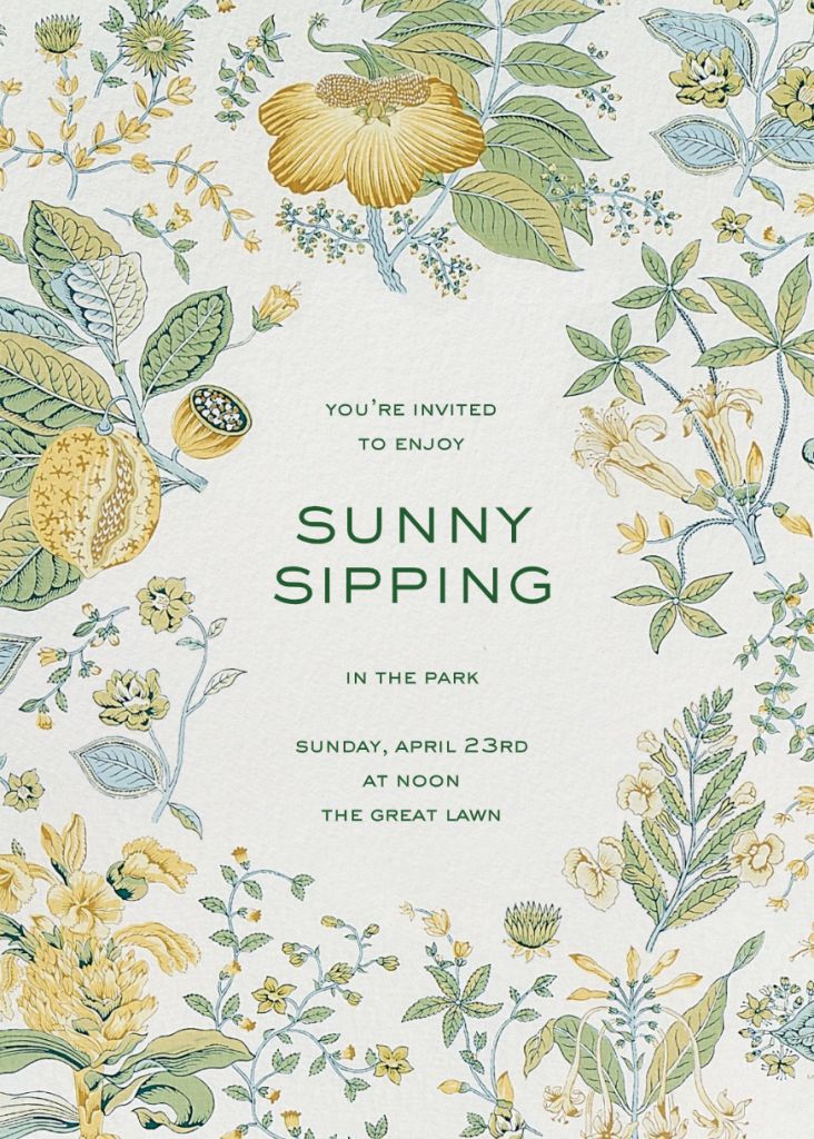 Spring Tropics - Spring Party Invitation | Send online instantly | RSVP ...