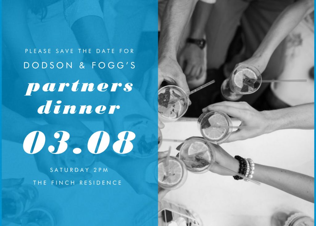 Horizontal Split - Event Save the Date | Send online instantly | RSVP ...