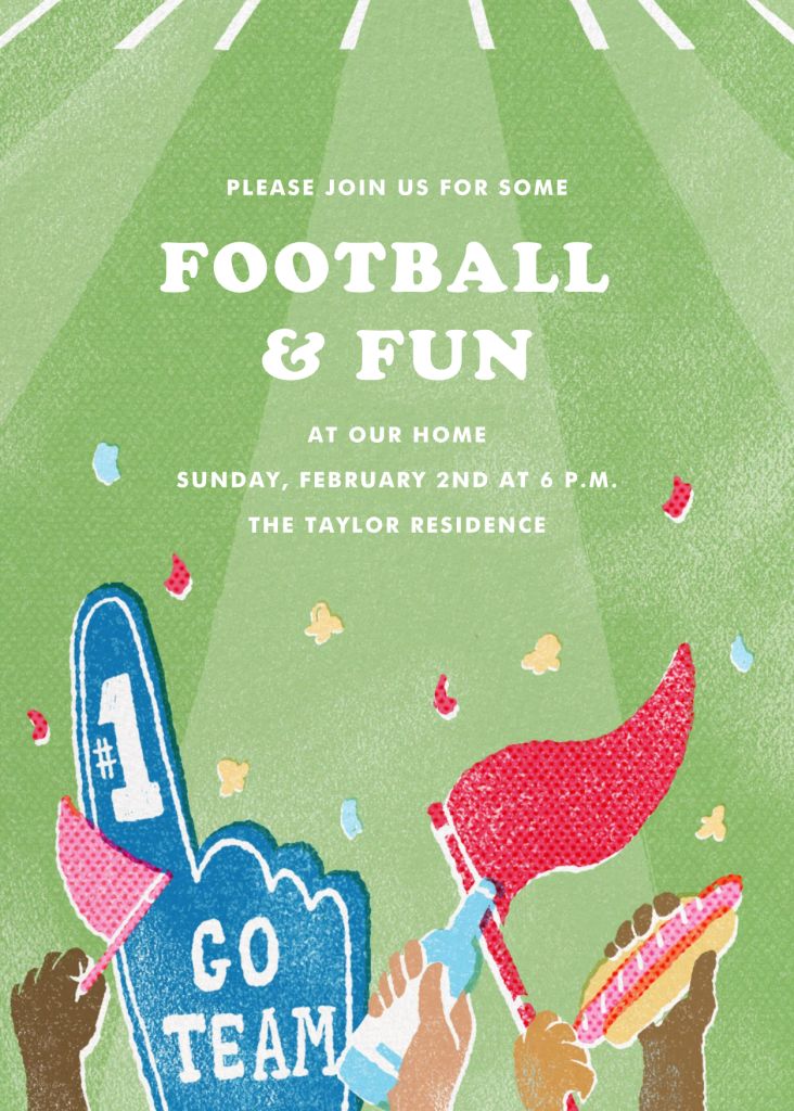 Fan Fare - Fall Party Invitation | Send online instantly | RSVP tracking