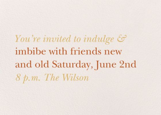 Dinner Party Invitations | Send online instantly | RSVP tracking