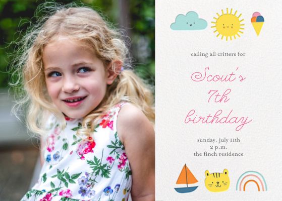 Party Weather (Invitation) | Send online instantly | RSVP tracking