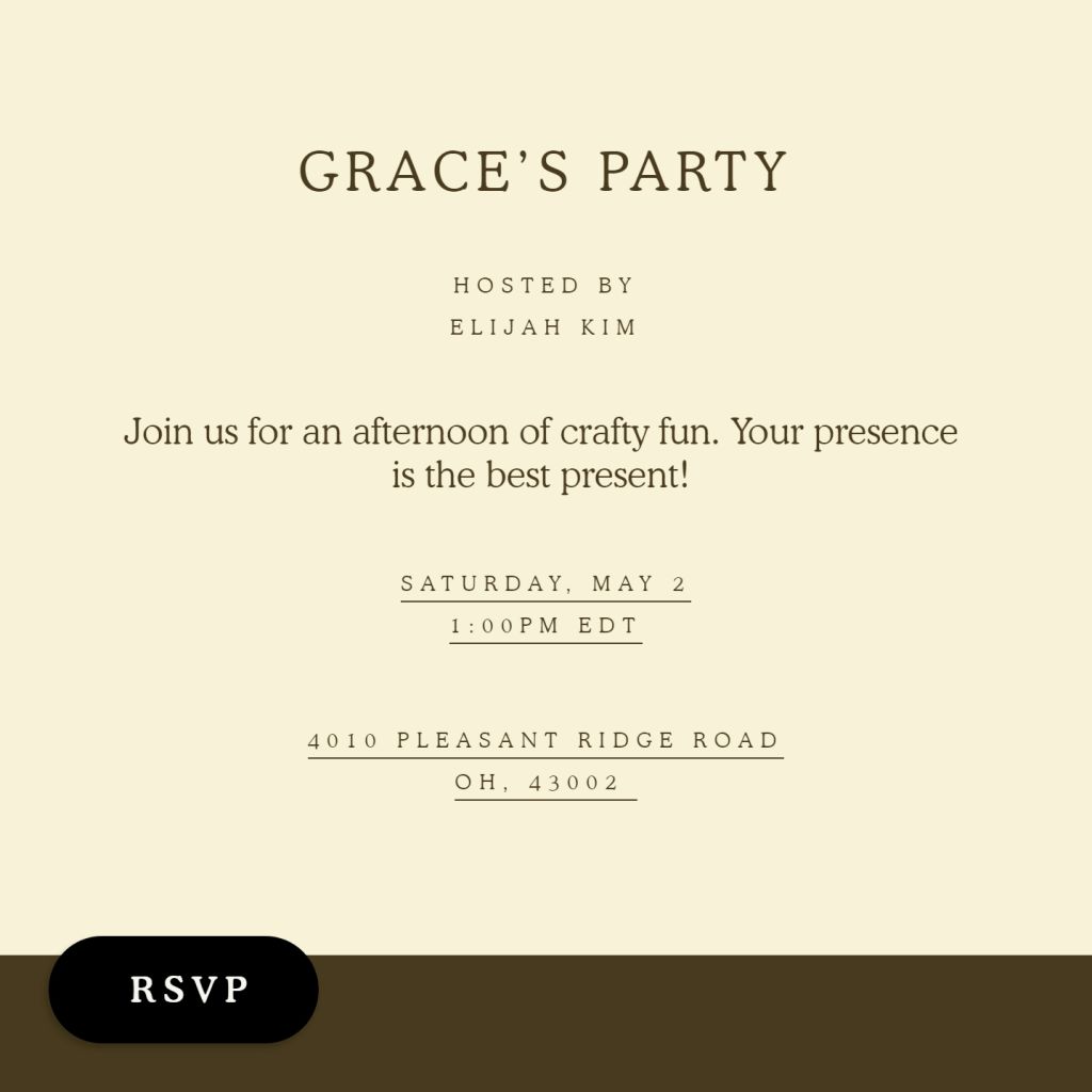 Paperless Post Flyer - Free, easy, customizable event pages