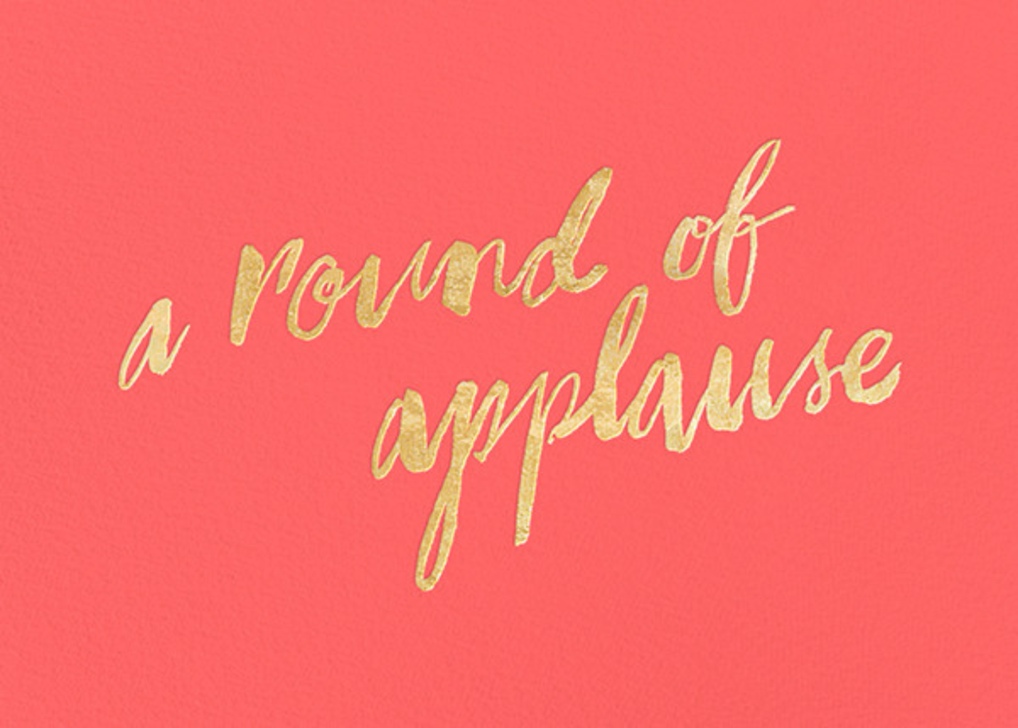 A Round of Applause - Congratulations Card | Send online instantly ...