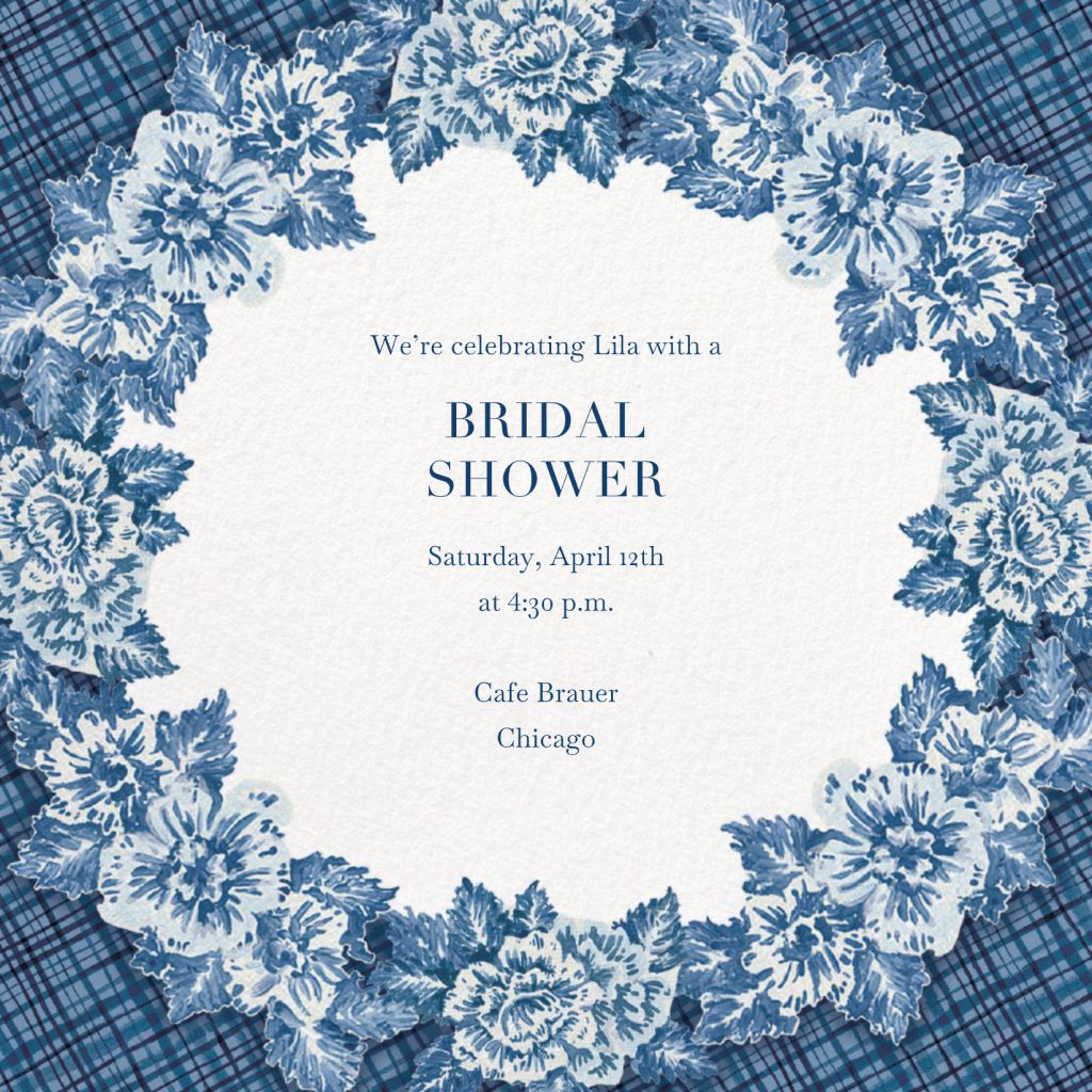 Blue Belle (Casey Snipes) - Bridal Shower Invitation | Send online ...