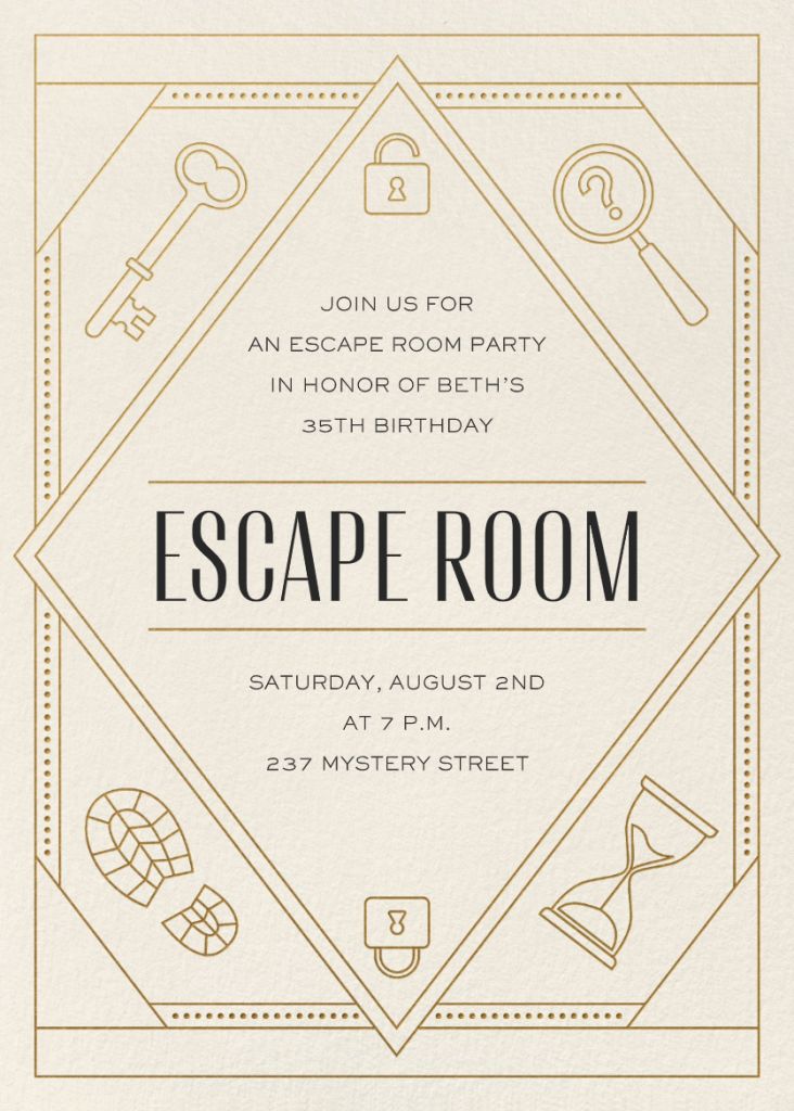 Crack the Code - Birthday Invitation | Send online instantly | RSVP ...