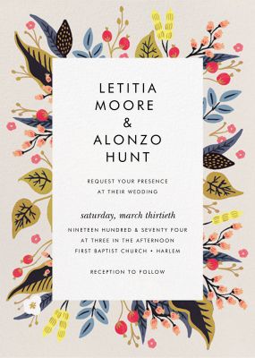 Rifle Paper Co. Wedding Invitations | Send online instantly | RSVP tracking