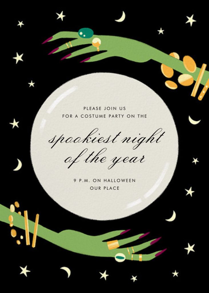 Crystal Ball - Halloween Invitation | Send online instantly | RSVP tracking