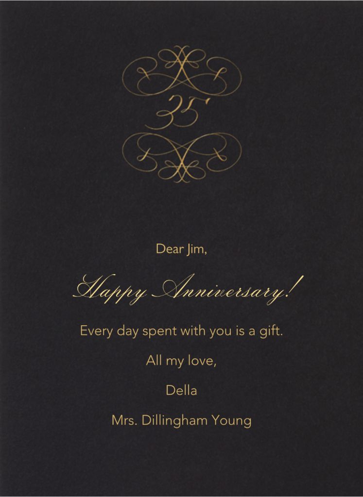 Numbers - Anniversary Card | Send online instantly | Track opens