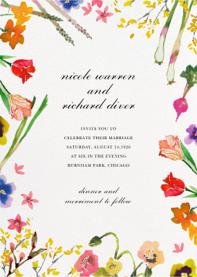 Happy Menocal Wedding Invitations | Send online instantly | RSVP tracking