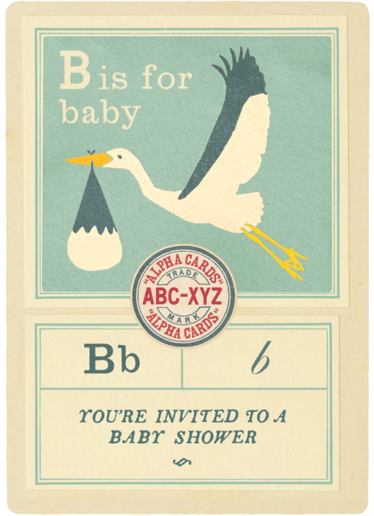 Alphabet Baby - Baby Shower Invitation | Send online instantly | RSVP ...