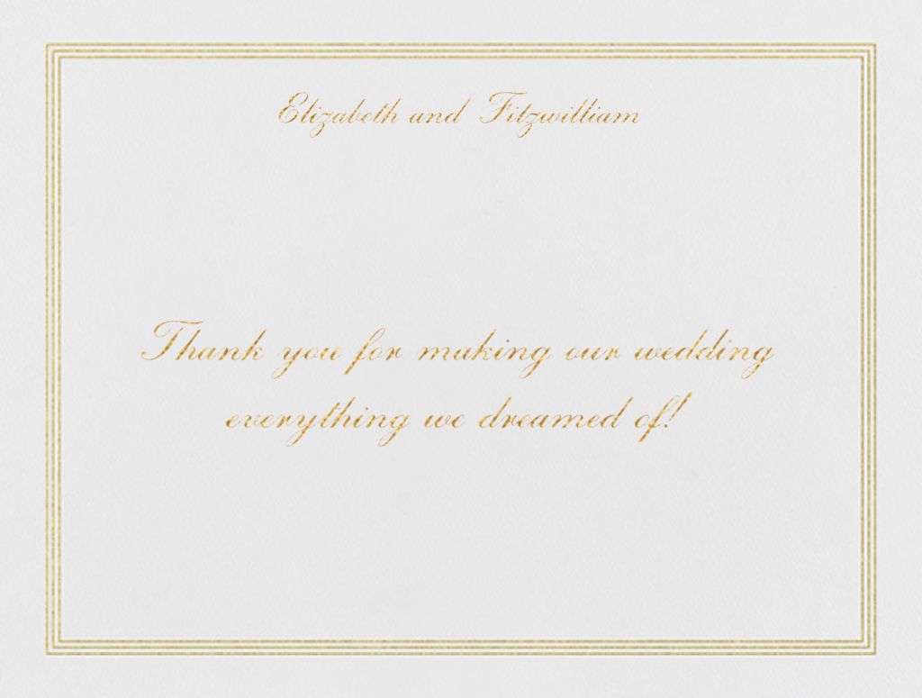 Whitby (Thank You) - Stationery | Send online instantly | Track opens