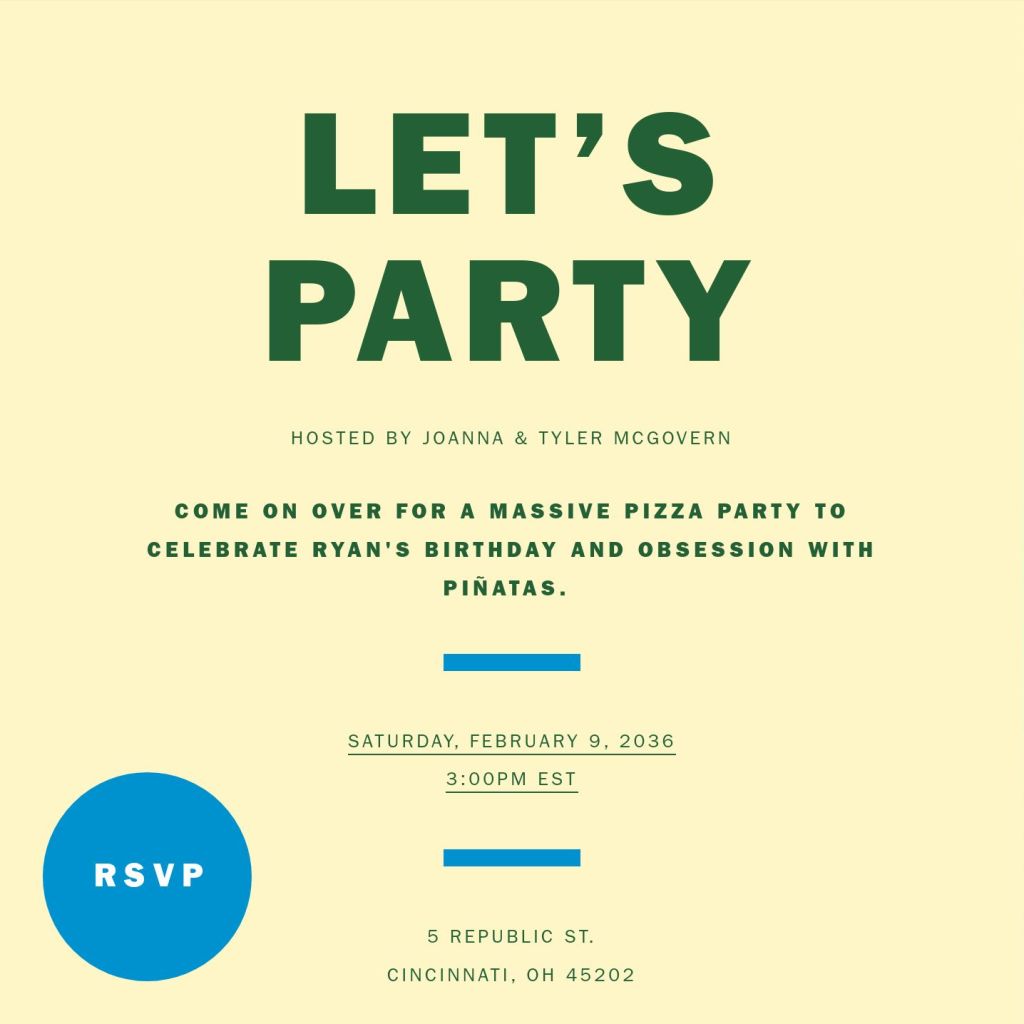 Paperless Post Flyer | Customizable & Easy Event Pages