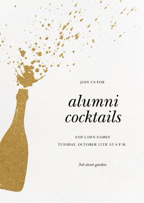 Alumni Event Invitations | Send online instantly | RSVP tracking