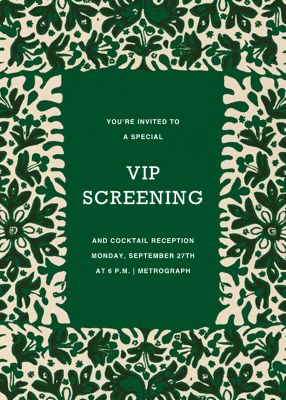 Viewing Party Invitations | Send online instantly | RSVP tracking