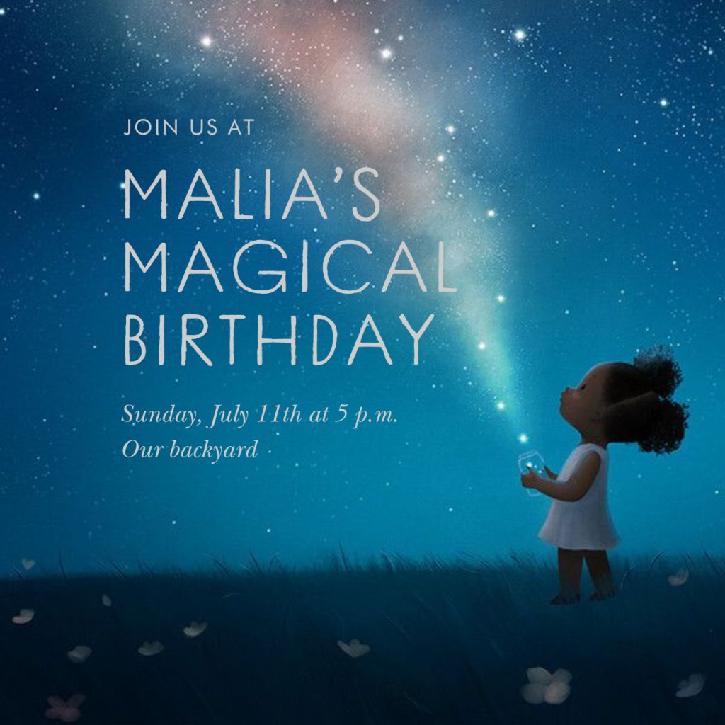 Magic Moment Invitation