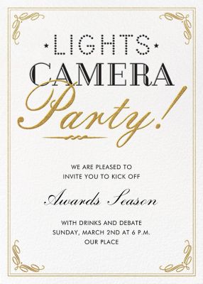 Viewing Party Invitations | Send online instantly | RSVP tracking