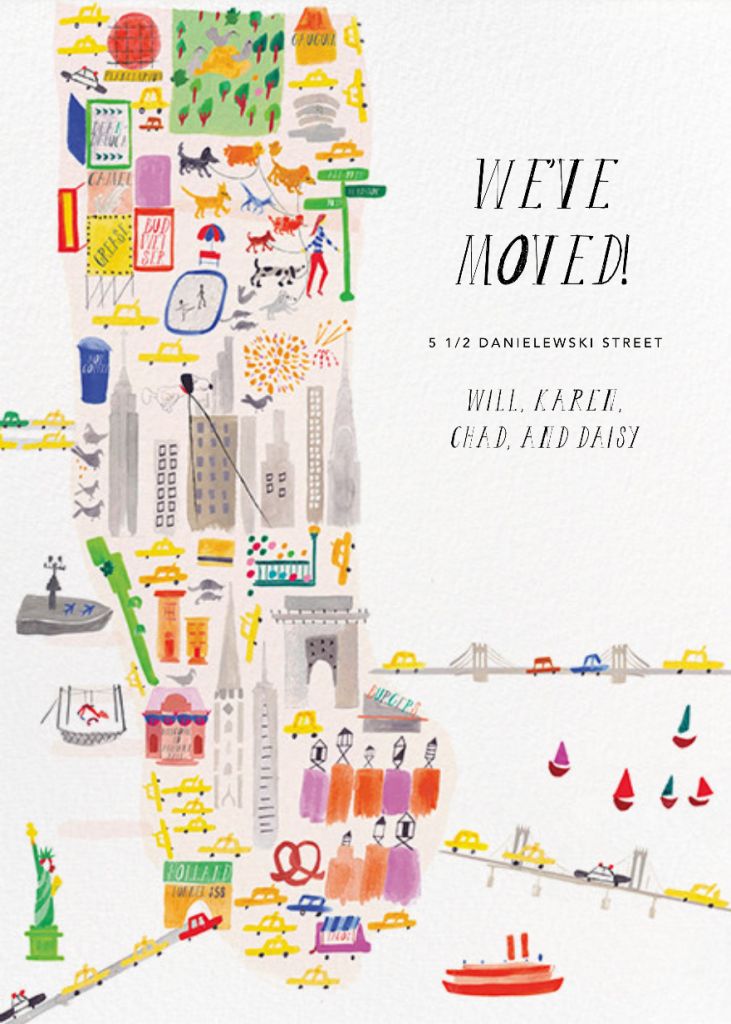 Mr. Big Apple - Moving Announcement | Send online instantly | Track opens