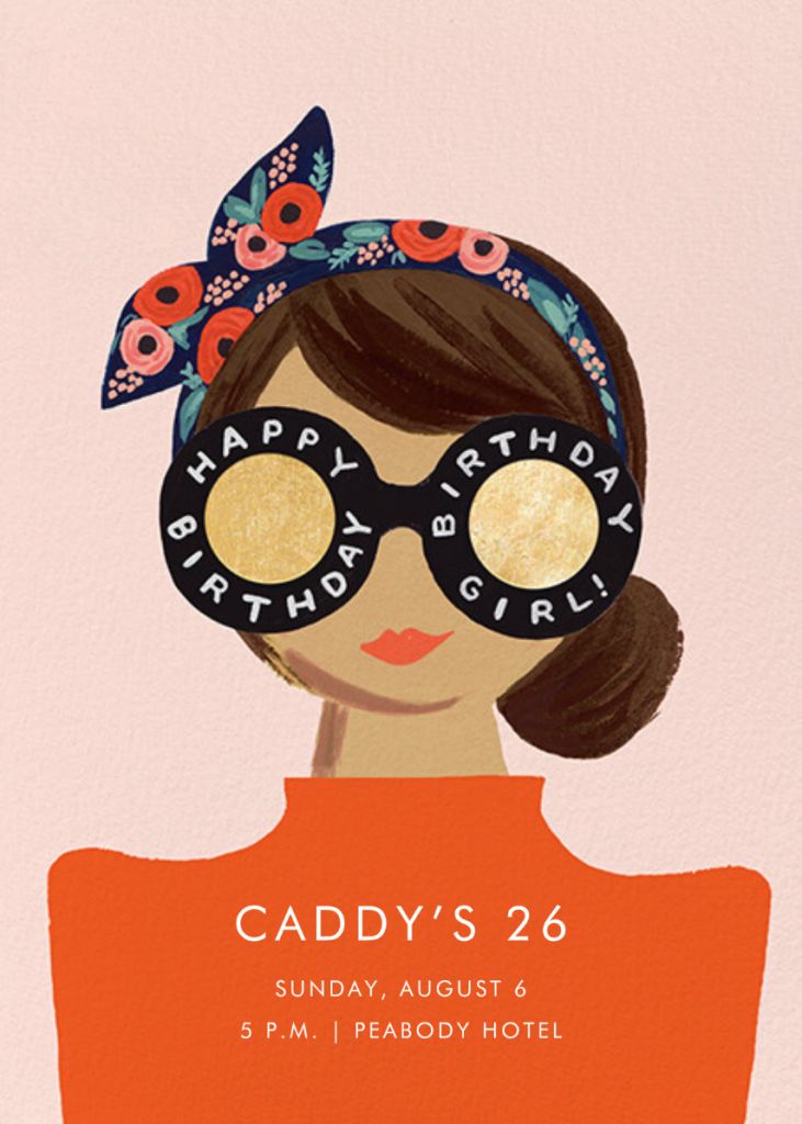 Birthday Shades - Birthday Invitation | Send online instantly | RSVP ...