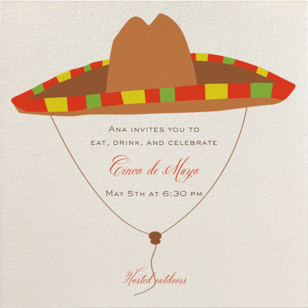 Ole - Cinco de Mayo Invitation | Send online instantly | RSVP tracking