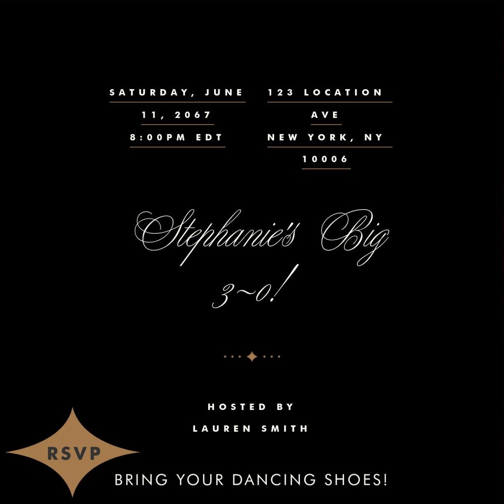 Paperless Post Flyer | Customizable & Easy Event Pages