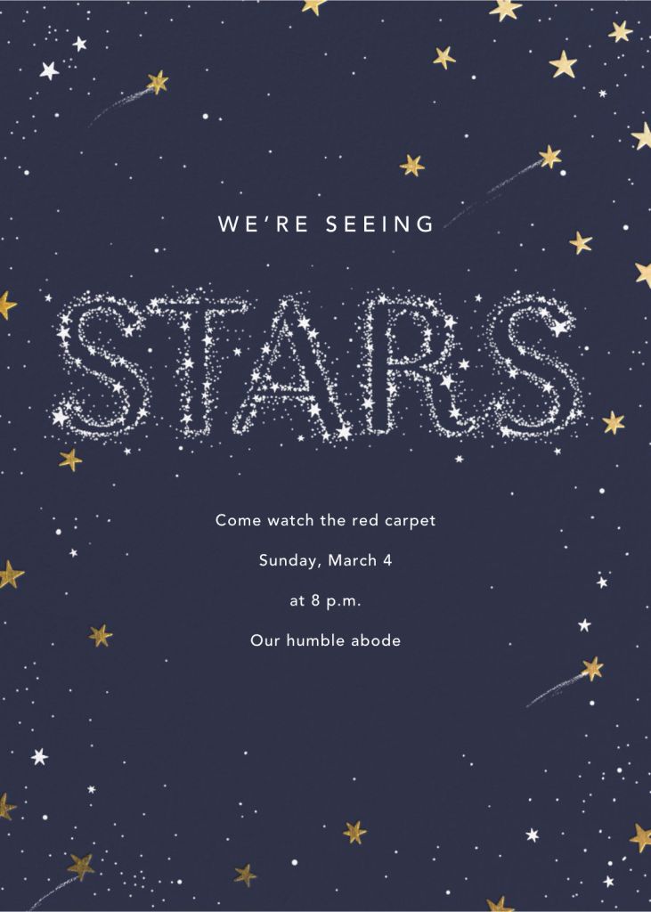 City of Stars - Viewing Party Invitation | Send online instantly | RSVP ...