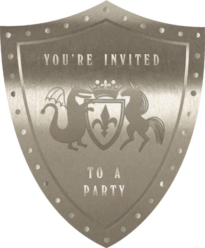 Sealed with a Shield - Birthday Invitation | Send online instantly ...