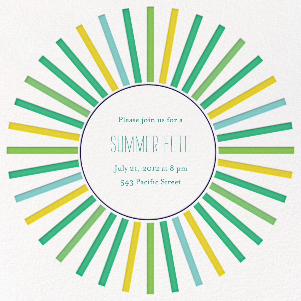 Sweden in the Summer - Summer Party Invitation | Send online instantly ...