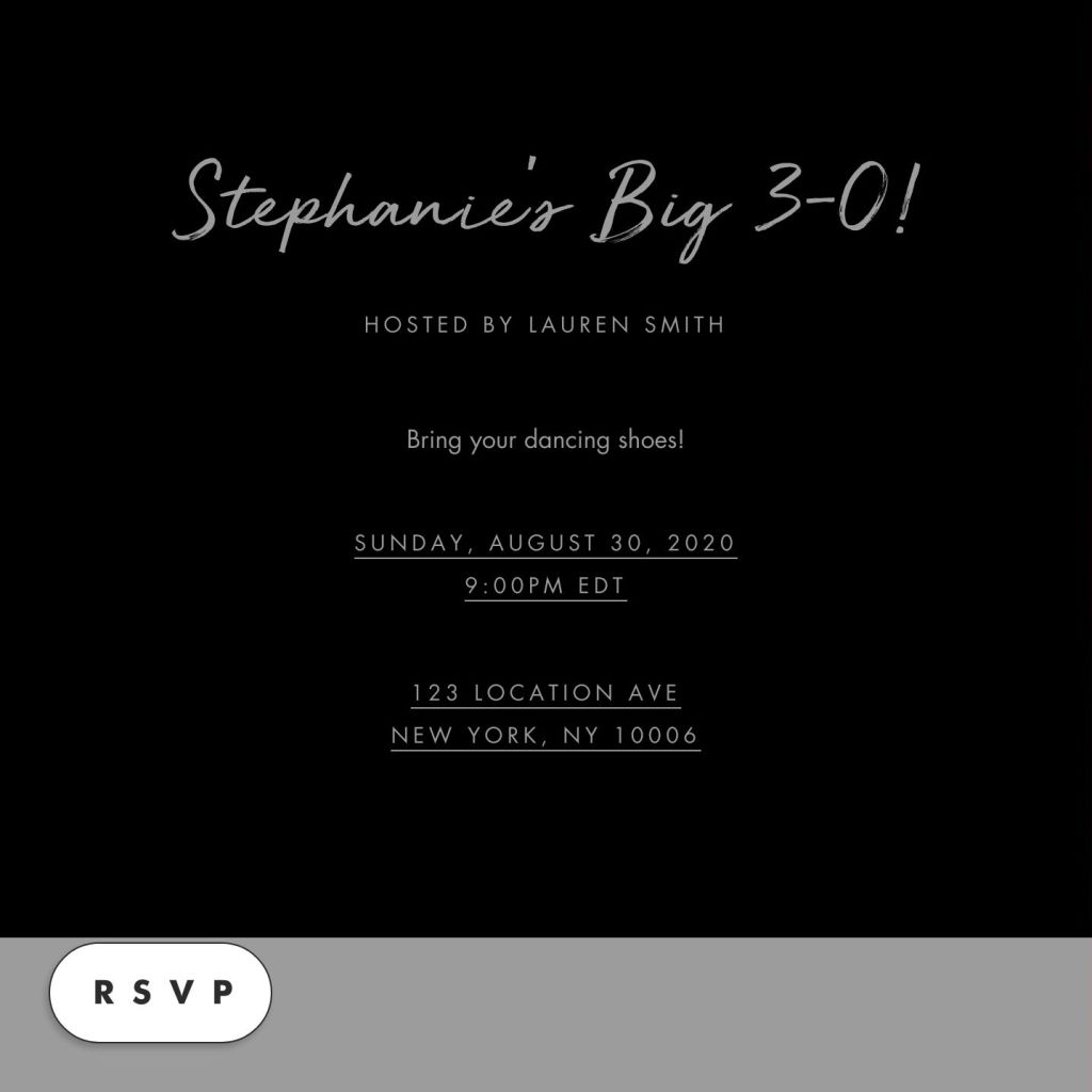 Paperless Post Flyer | Customizable & Easy Event Pages