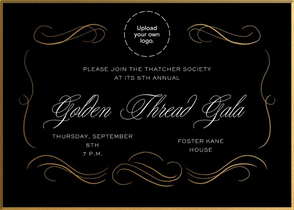 Grand Swirls - Invitation | Send online instantly | RSVP tracking