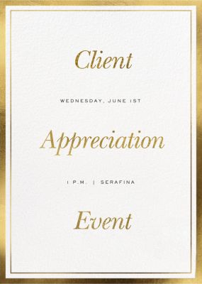 Appreciation Event Invitations | Send online instantly | RSVP tracking