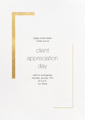 Client Appreciation Invitations | Send online instantly | RSVP tracking