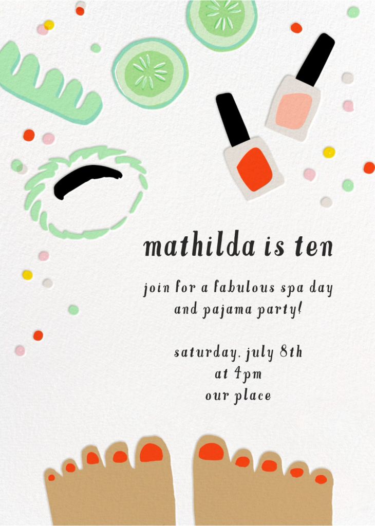 Best Feet Forward - Birthday Invitation | Send online instantly | RSVP ...