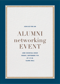 Alumni Event Invitations | Send online instantly | RSVP tracking