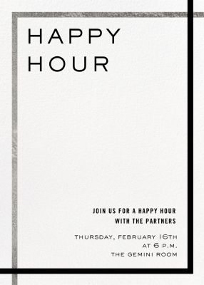 Happy Hour Invitation Templates | Send online instantly | RSVP tracking
