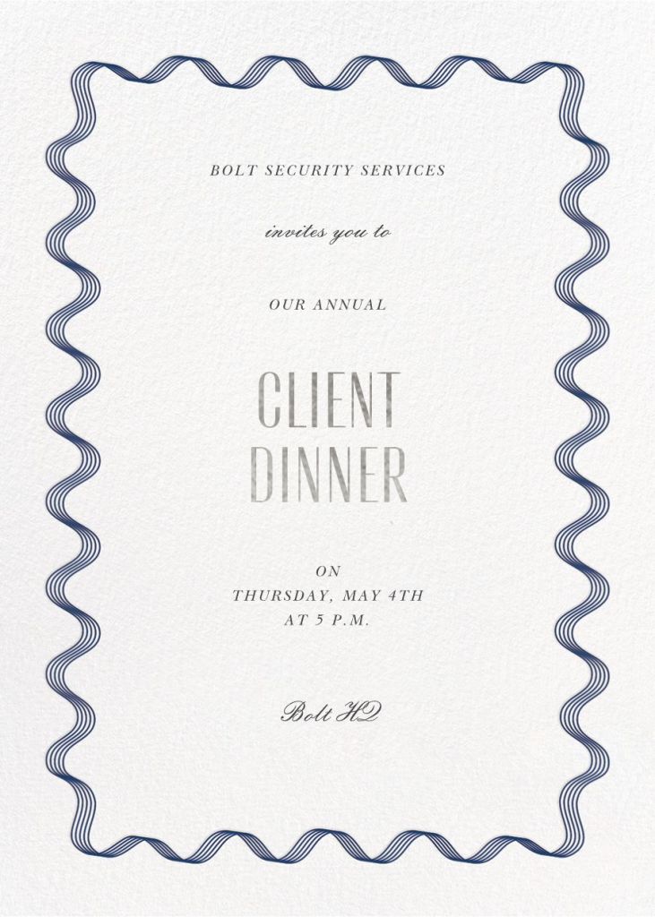 Sound Wave Invitation