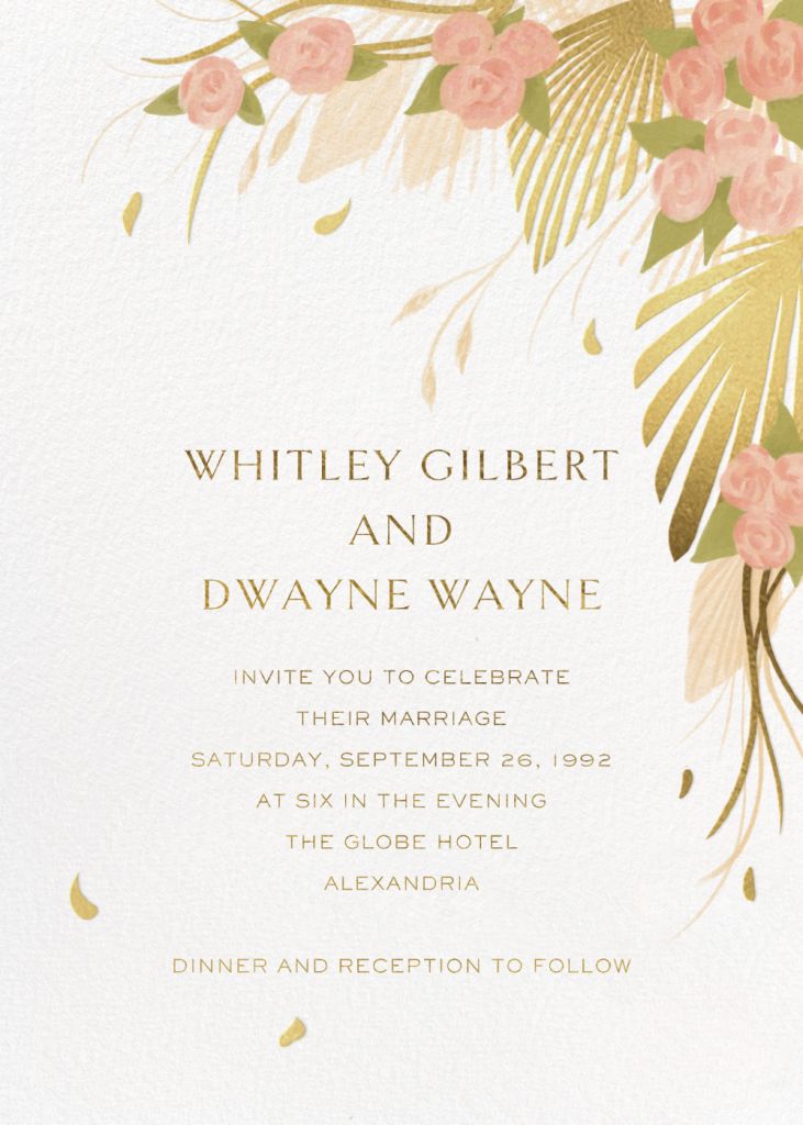 Florissant - Wedding Invitation | Send online instantly | RSVP tracking