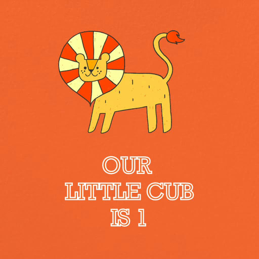 Cute Cub | Send online instantly | Free tracking