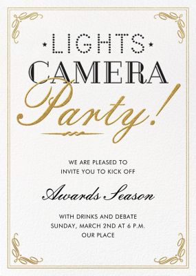 Viewing Party Invitations | Send online instantly | RSVP tracking
