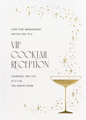 Corporate Cocktail Party Invitations | Paperless Post