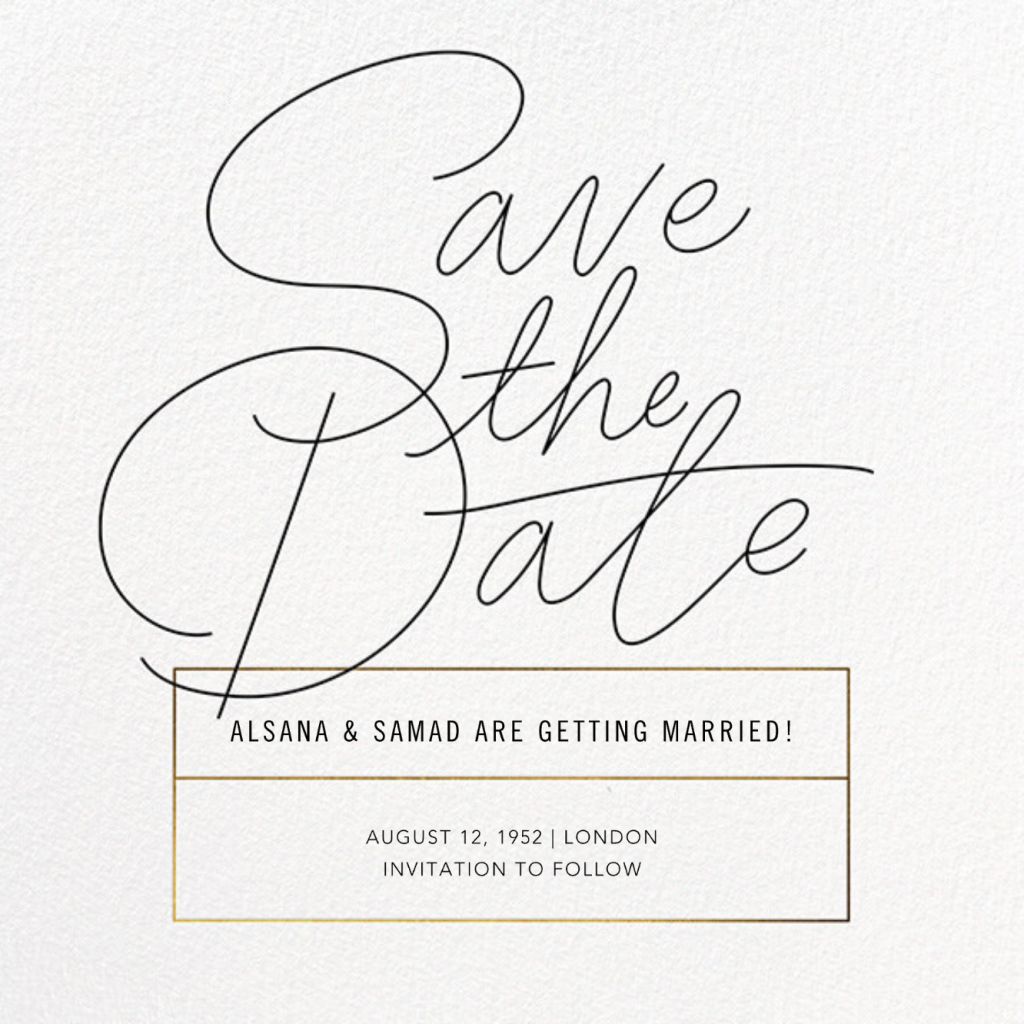 Love Loops (Save the Date) - Save the Date | Send online instantly ...