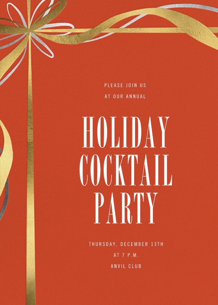 Proudly Present - Corporate Holiday Party Invitation | Send online ...