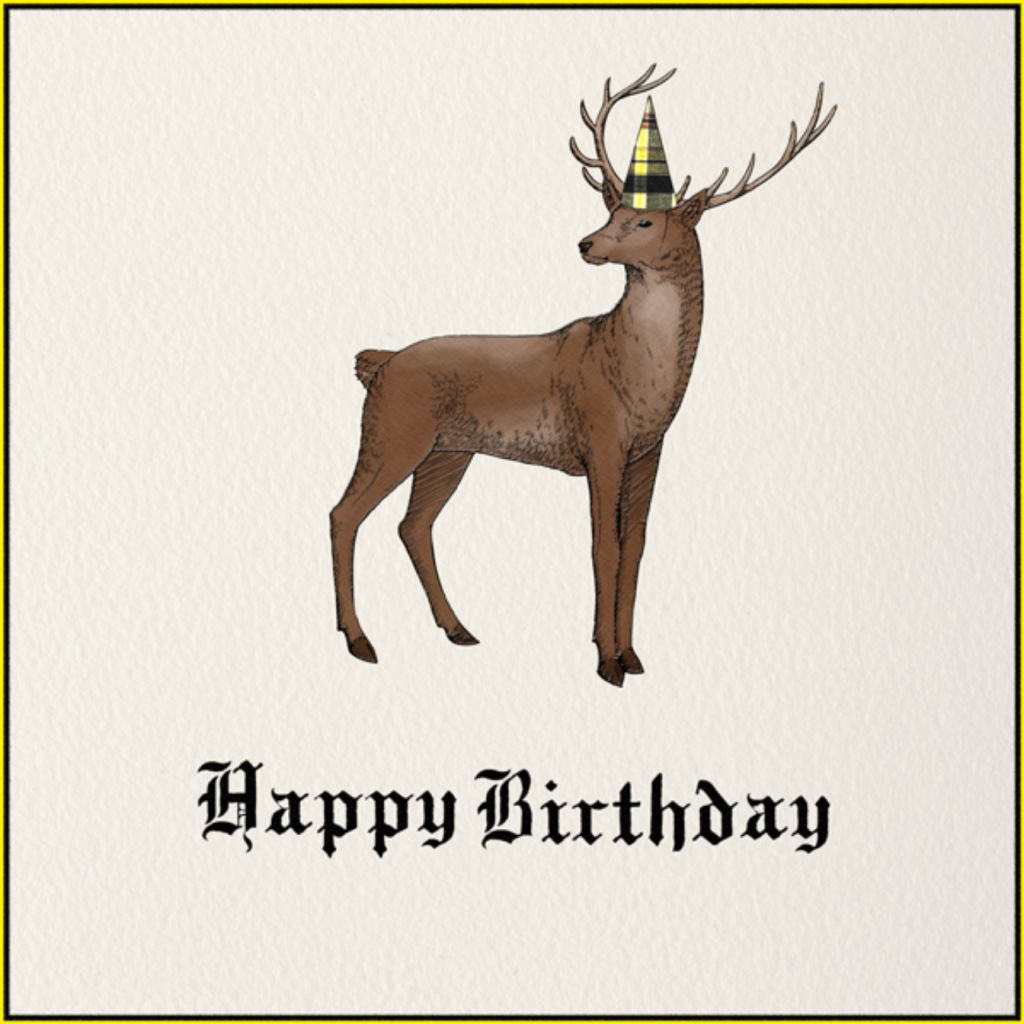 Stag Happy Birthday - Birthday Card | Send online instantly | Track opens