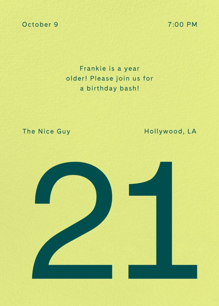 Colorblock Party - Birthday Invitation | Send online instantly | RSVP ...