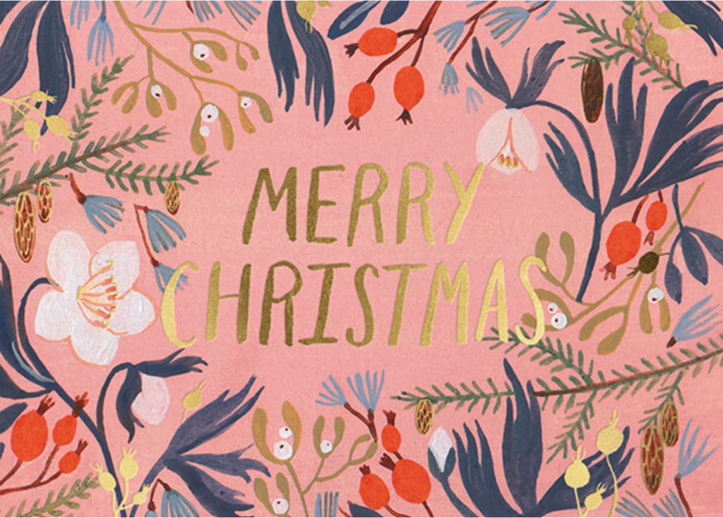 Winter Flowers (Kelsey Garrity Riley) - Christmas Card | Send online ...