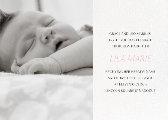 Customize Bris and Baby Naming Ceremony Invitations